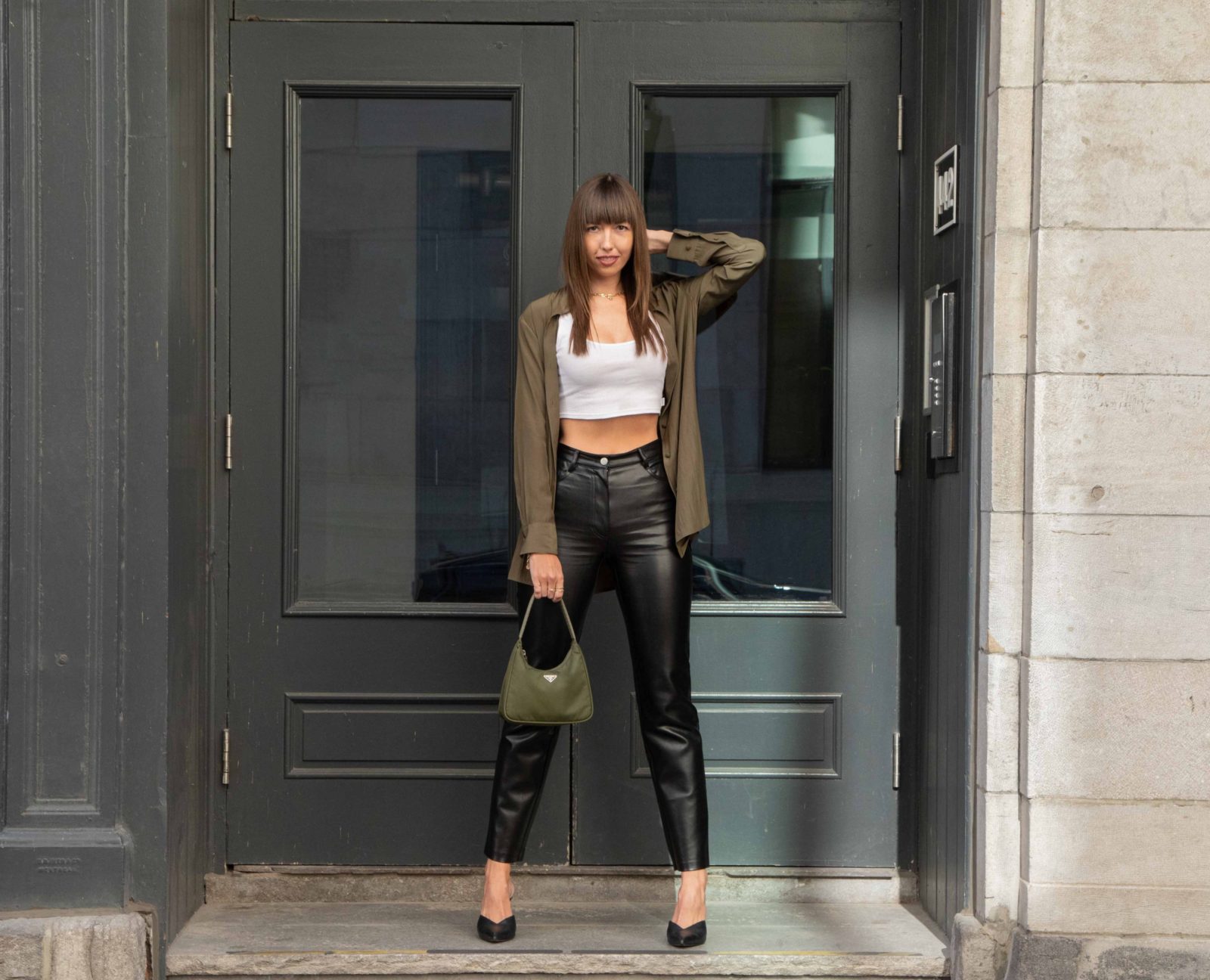 How to Style Leather Pants + Where to Buy Leather Pants - stylebykp.com